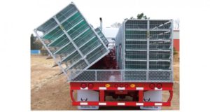 Side Unloading Poult Transport Trailer - Bright Coop, Inc. - Chicken Coops